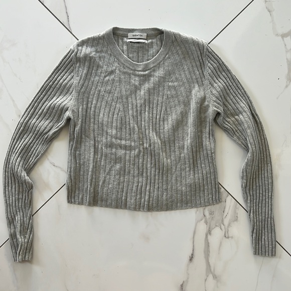 Babaton | Sweaters | Aritzia Babaton Cropped Wool Sweater | Poshmark